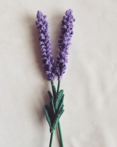 Crochet Lavender Flower Free Pattern - My Sweet Crochet